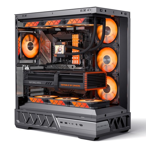 Gaming PC ATX Medium Tower Computer Case,Compatible Micro ATX/Mini ITX ...
