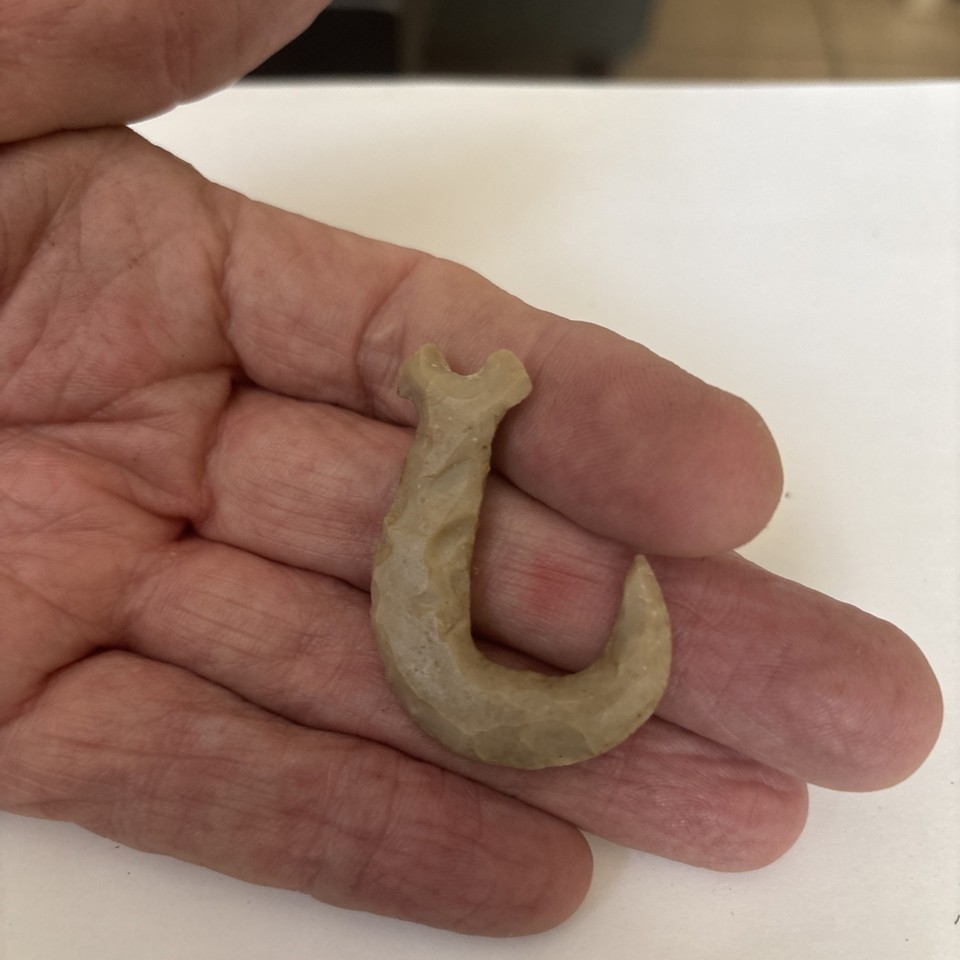 Indian Artifact Flint Fish Hook Arrowheads | eBay