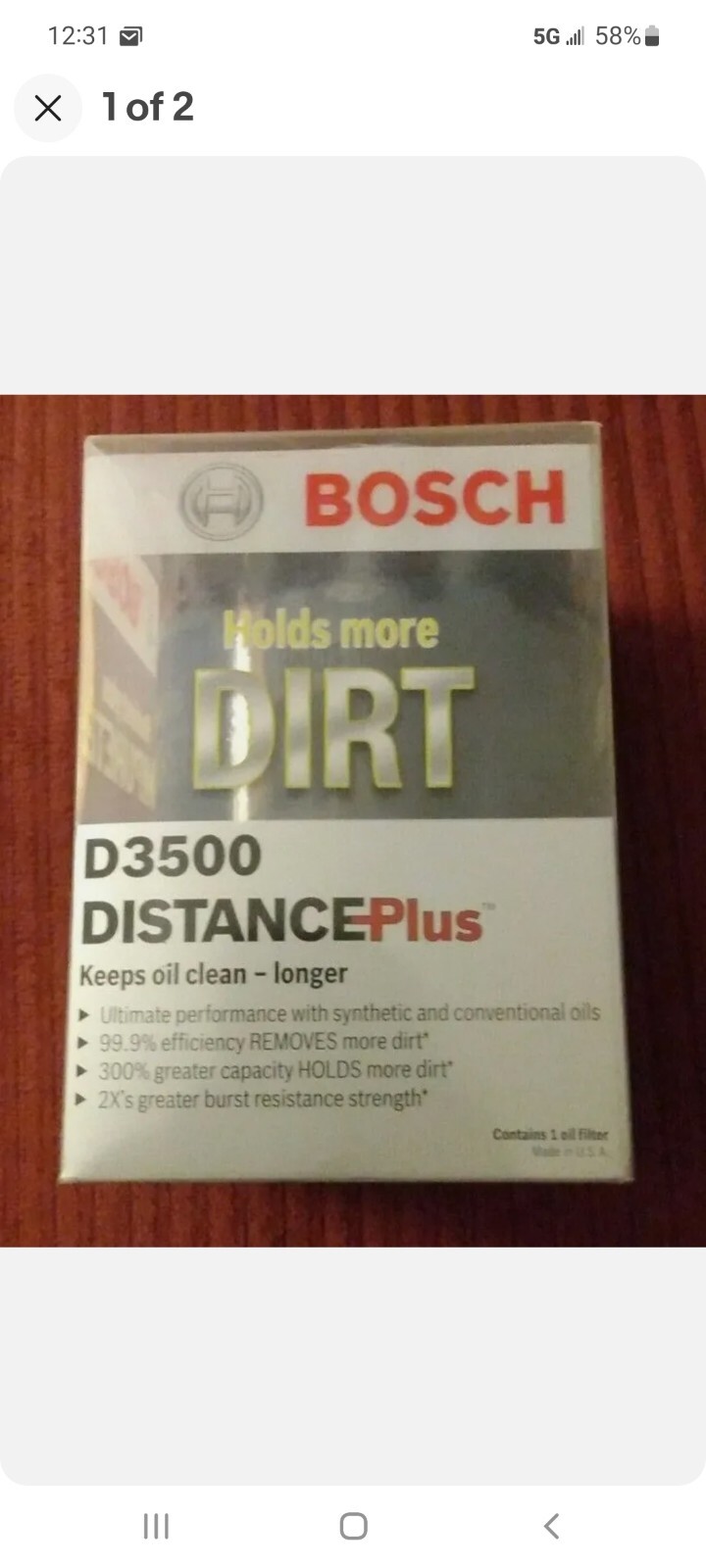 BOSCH D3422 - cross reference oil filters | oilfilter-crossreference.com