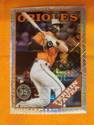Terrin Vavra 2023 Topps silver pack chrome 35th anniversary rc T88C-10 ...