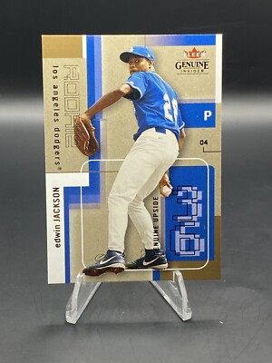 2004 Fleer Genuine Insider Baseball Card #110 Edwin Jackson UP /799 | eBay