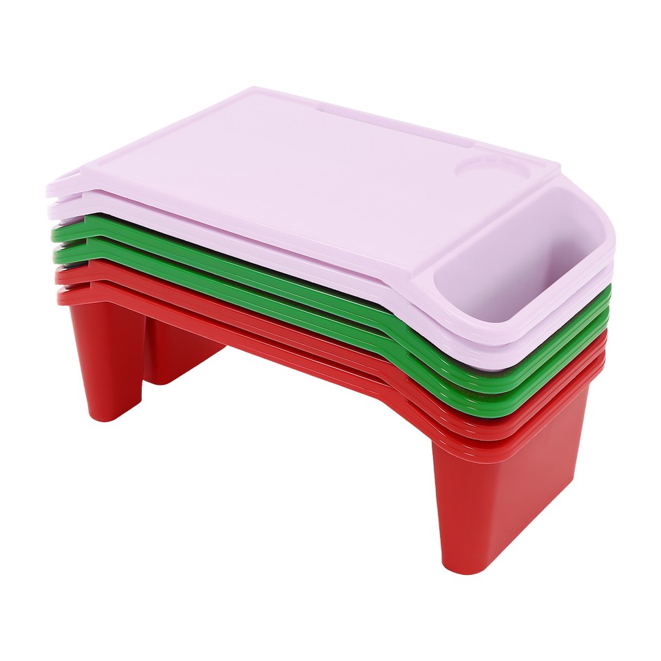 6PCS Children Lap Desk Kids Lap Desk Tray Multipurpose Activity Table w ...