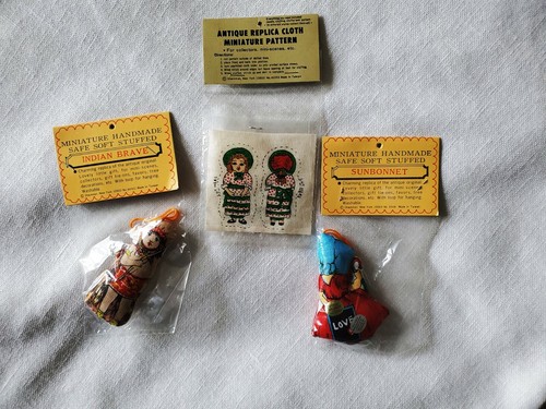 3 vintage, rare SHACKMAN miniatures unopened, still in their original ...