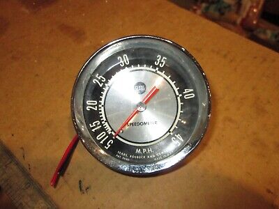 Sears Universal Flush Mount Speedometer Gauge | eBay