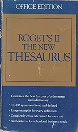 Roget's II: The New Thesaurus : Office Edition Paperback | eBay Australia