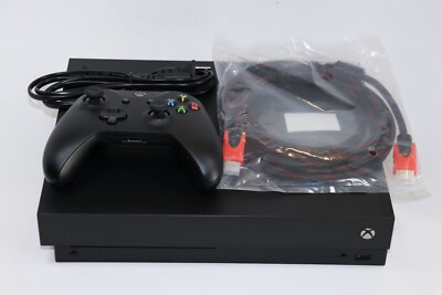 Microsoft XBox One X 1TB Console Video Game System Bundle 4K Ultra HD ...