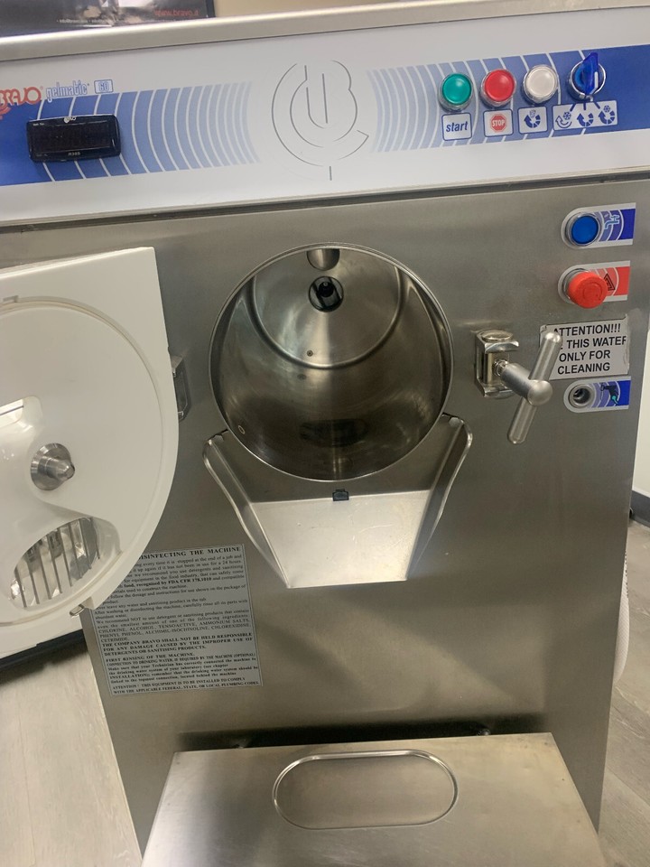 Slilghtly Used Bravo Gelmatic Ice Cream and Gelato Machine Model 60 | eBay