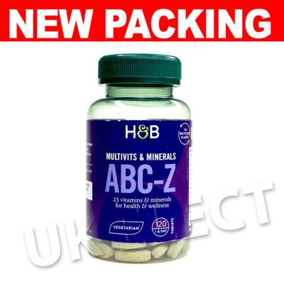 Holland & Barrett ABC-Z MULTIVITAMINS & Minerals Tablets Adults *New ...
