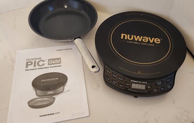 NEW NUWAVE PIC GOLD Precision Induction Cooktop + 7" Non Stick ...