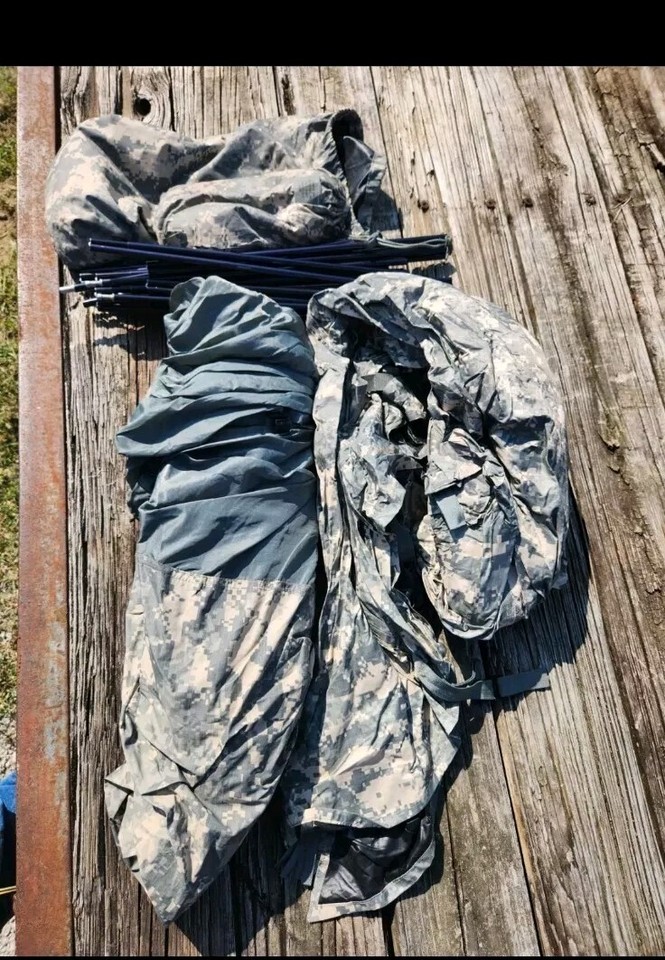 IMPROVED COMBAT SHELTER USGI US MILITARY SURPLUS ORC ACU ICS ONE MAN ...