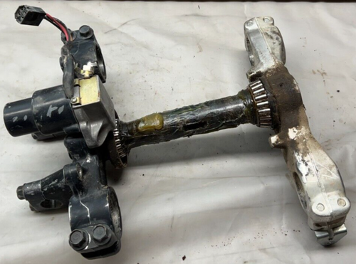 1986 Yamaha XT350 Triple Tree Assembly Fork Clamp XT 350 86 Bearing ...