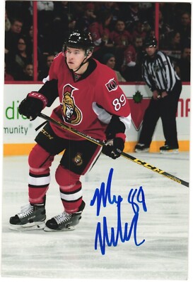 Max McCormick Autographed 4x6 Color Photo Ottawa Senators #89 A | eBay