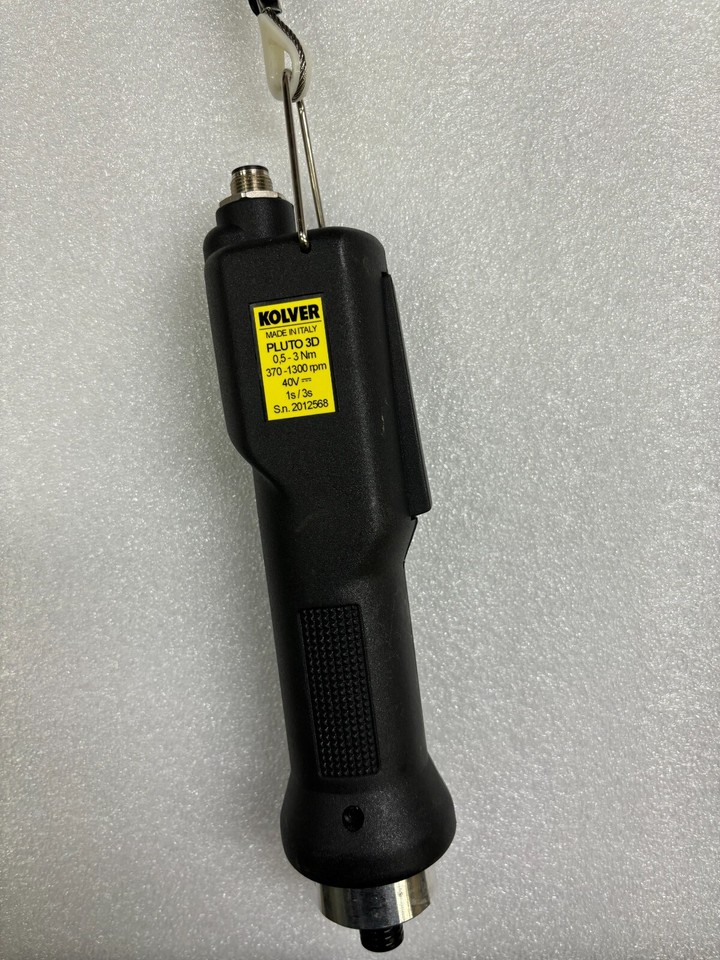 Kolver PLUTO3D Inline Electric Screwdriver 4.4 - 26.6 in lbs 370-1300 ...