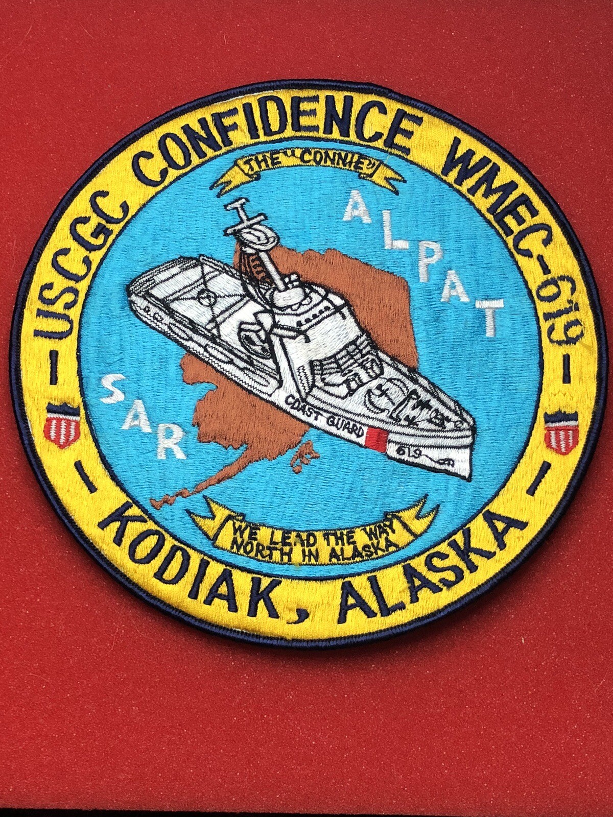 USCGC Confidence WMEC-619 Kodiak Alaska Large Original Patch | eBay