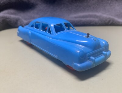 VTG Blue Hard Plastic Car 5in long B308 | eBay
