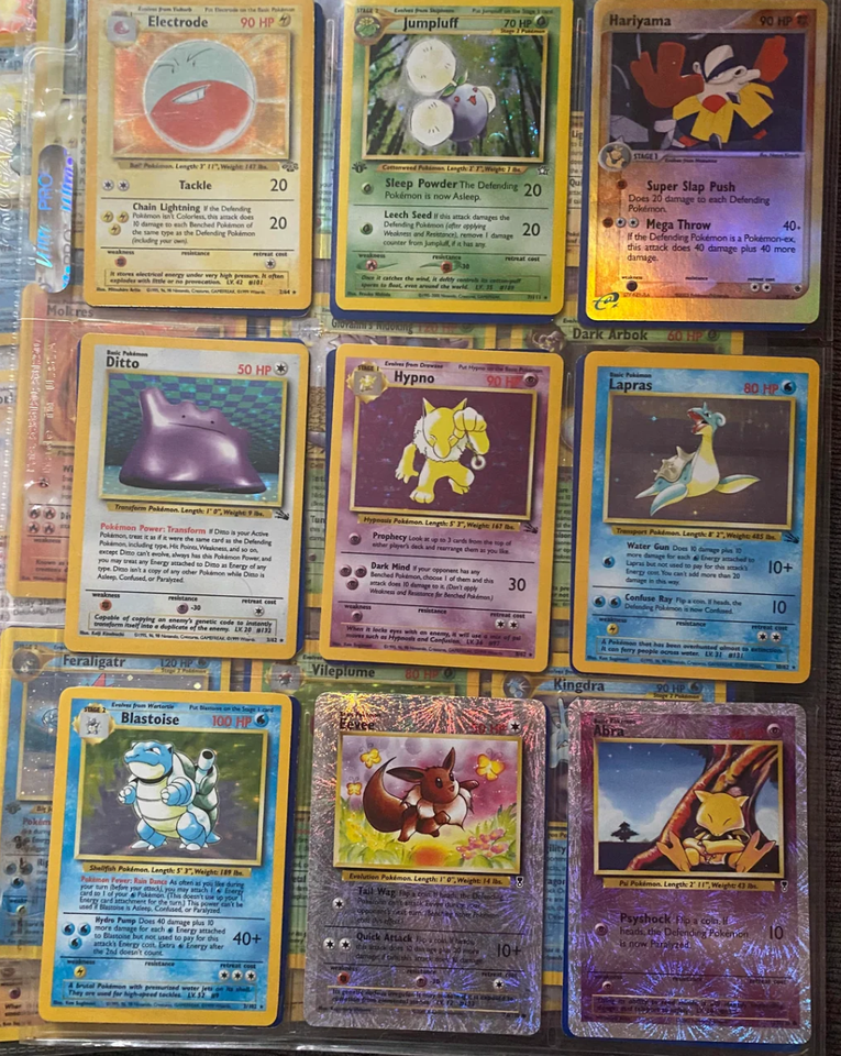 Vintage Pokémon TCG Lot 5 WOTC To 2010 cards: Only Rares,Holos,First ...