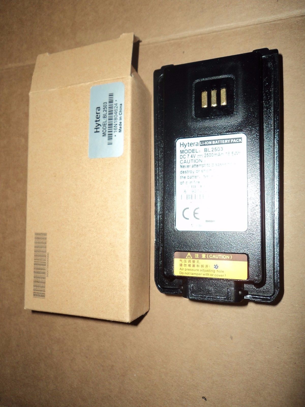 NEW HYTERA BL2503 LI-ION 2500MAH HIGH CAP IP67 BATTERY PD782 PD702 DMR ...