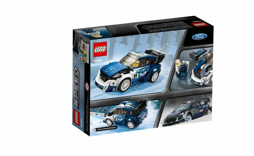 LEGO 75885 Speed Champions FORD FIESTA M-Sport WRC 2018 Rally Race Car ...