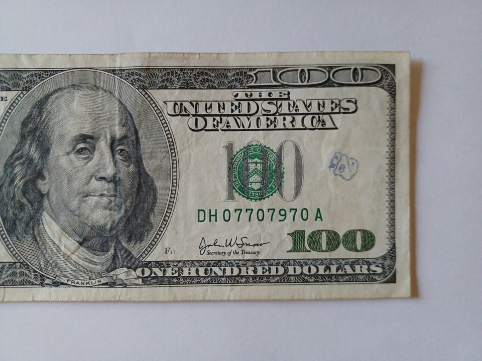 Fancy Serial 2003, $100 Dollar Bill 4 of a Kind and 1 Triple | eBay
