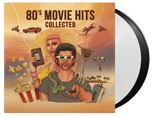 80S MOVIE HITS COLLECTED - 2-LP - WHITE/BLACK - LTD. ED. - NEW - FREE ...