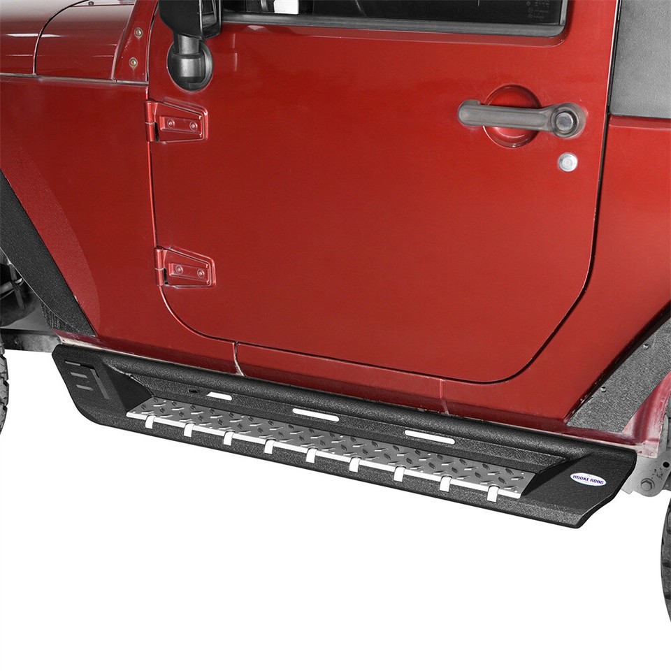 Tubular Side Step Running Boards Nerf Bars Fit 2007-2018 Jeep Wrangler ...