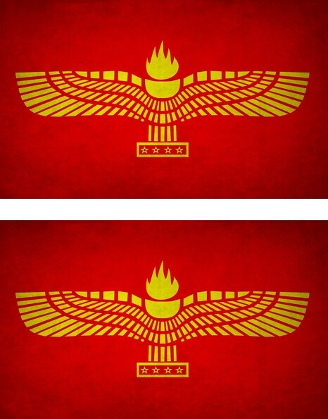 2x Sticker flag vinyl country vintage arameans aramaic | eBay