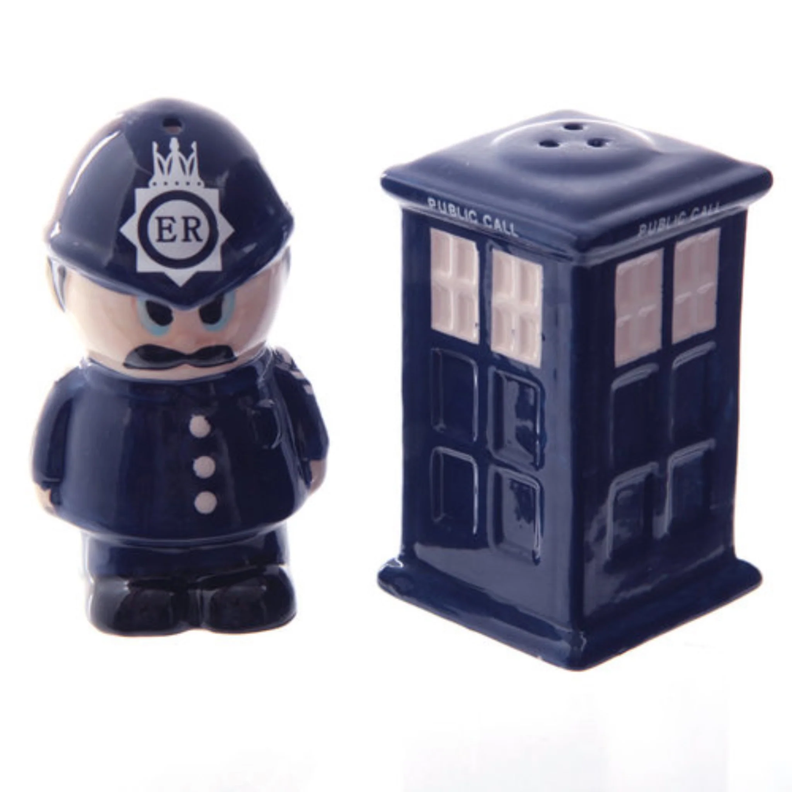 Ceramic Policeman & Police Box Salt and Pepper Set | eBay UK