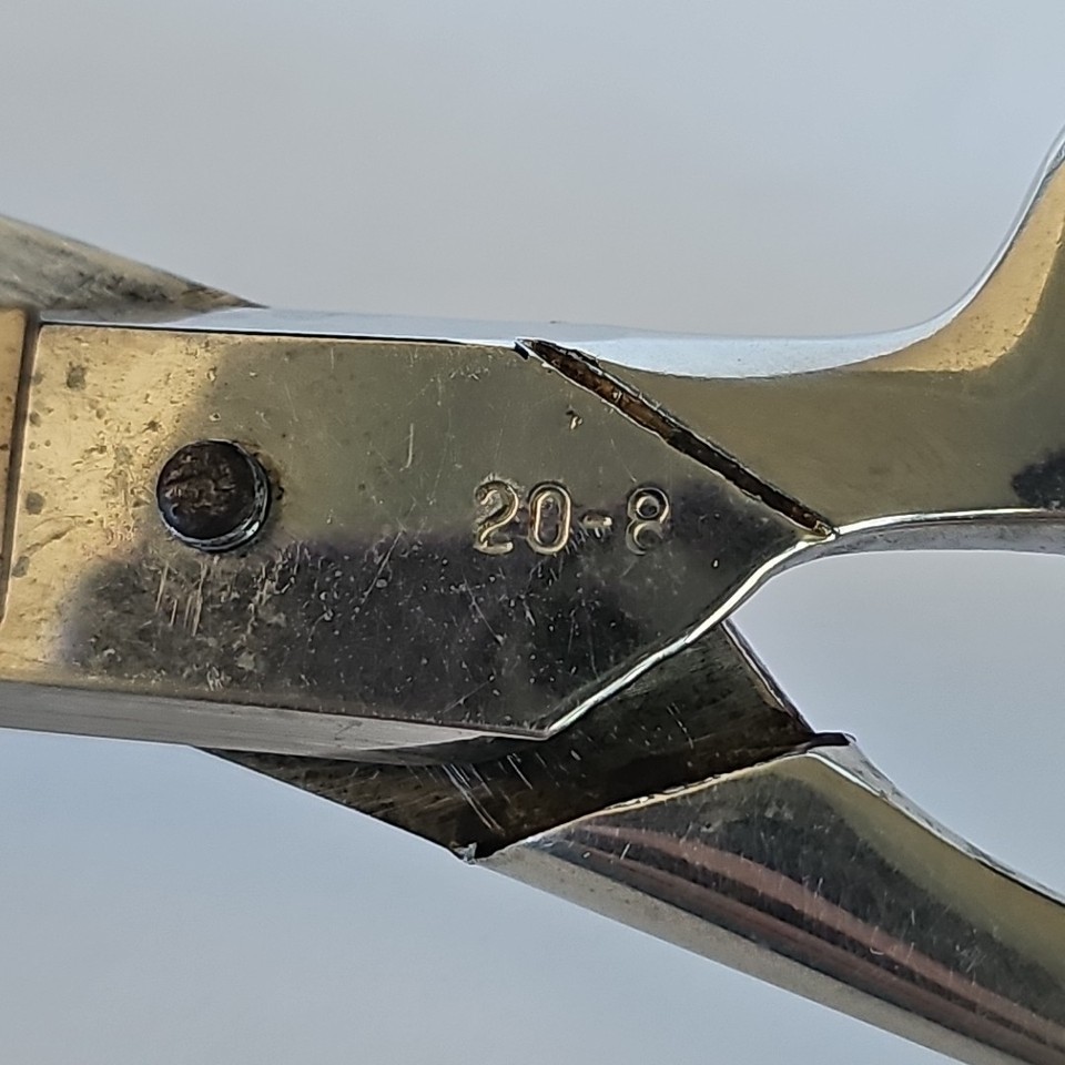 Vtg Case XX 20-8 Scissors Hot Drop Forged Steel Tailoring Sewing USA ...