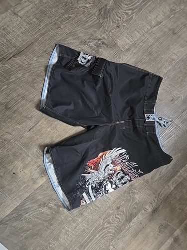 Vtg Hawaii Billabong Andy Irons Kauai Rising Sun Fighting surf Board ...