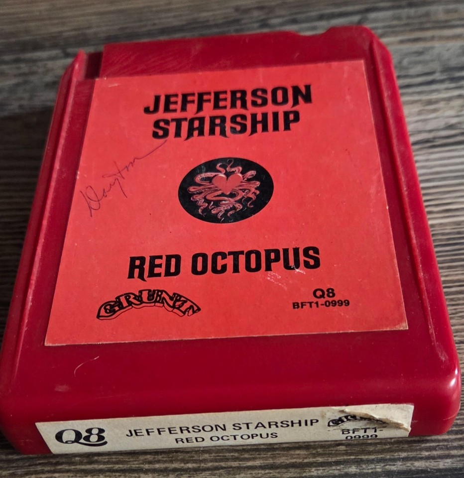 Q8 Jefferson Starship "Red Octopus" Quadraphonic 8 Track Tape Serviced ...
