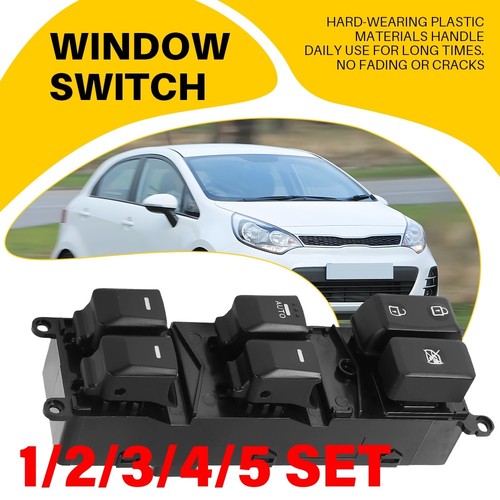 Left Master Main Power Window Switch For 2012-2015 Kia Rio 93570-1W155 ...