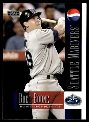 2002 Upper Deck Pepsi Seattle Mariners Bret Boone Seattle Mariners #5 ...