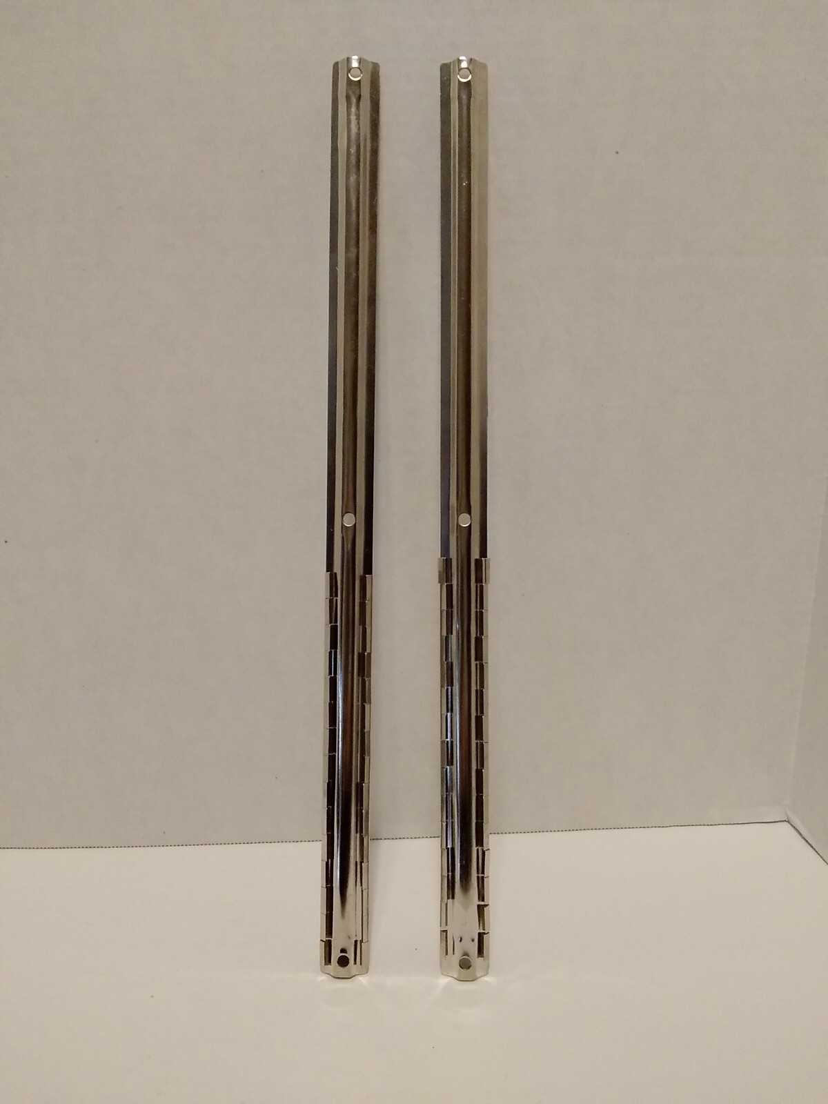 Chrome-Plated 1/2" Socket Rail Organizer Set of 2 Each Holds 15 Sockets ...