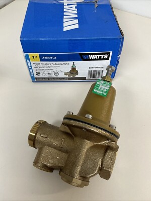 Watts 1-in Brass Water Pressure Reducing Valve (LF25AUB-Z3) (UNION NOT ...
