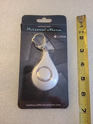 SafeSound Loud Ear Piercing Siren Personal Alarm Eye Chain..125DB NEW ...
