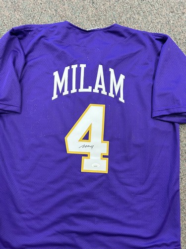 Steven Milam LSU Tigers Custom Signed Autographed Jersey JSA Cert All ...