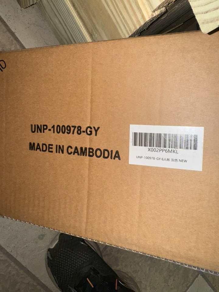 UNP Tents 6 Person Waterproof Windproof Easy Setup,Double Layer Family ...