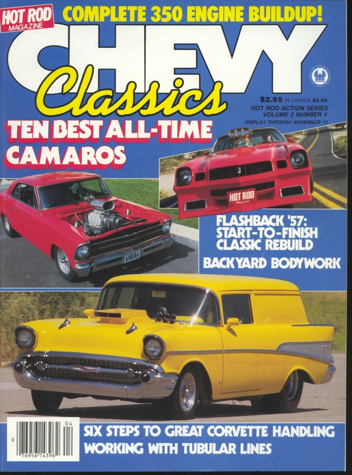 Hot Rod Magazine Chevy Classics Vol 2 No 4 Ten Best All-Time Camaros | eBay