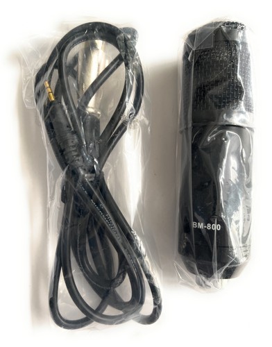 BM-800 Condenser Recording Microphone 3.5mm microphone cable ...