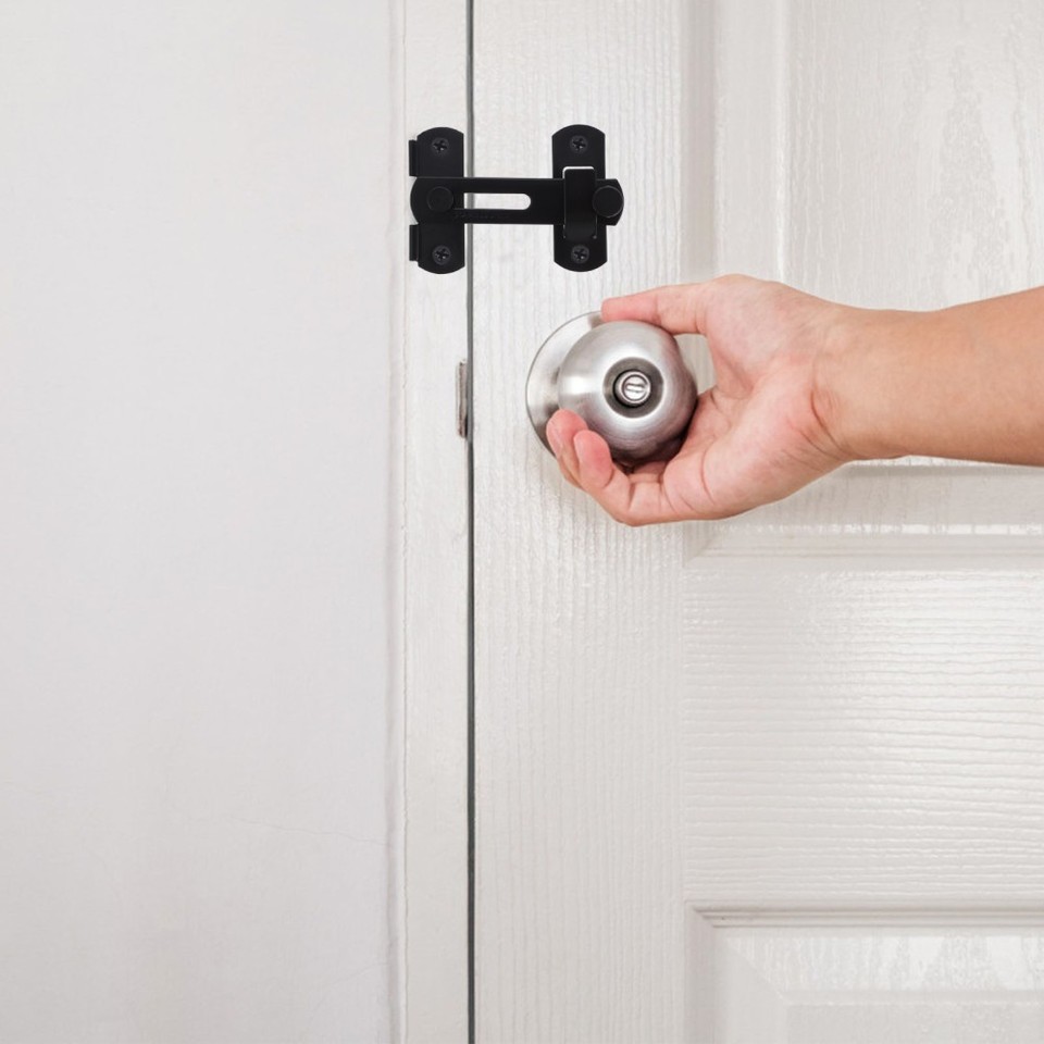 6 pcs Creative Door Lock Premium Fence Lock Practical Security security ...