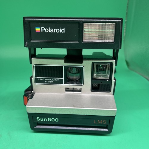 Vintage Polaroid Sun 600 LMS Instant Camera with Neck Strap, Not Tested ...