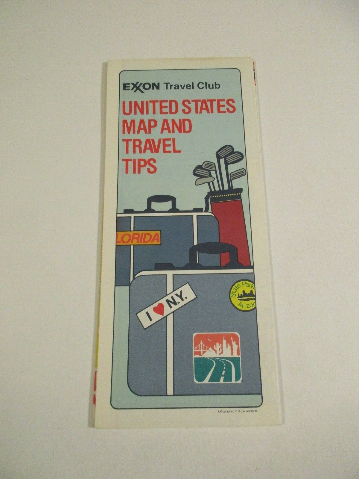 1987 Exxon United States Gas Station & Travel Tips Road Map~Box Y3 | eBay
