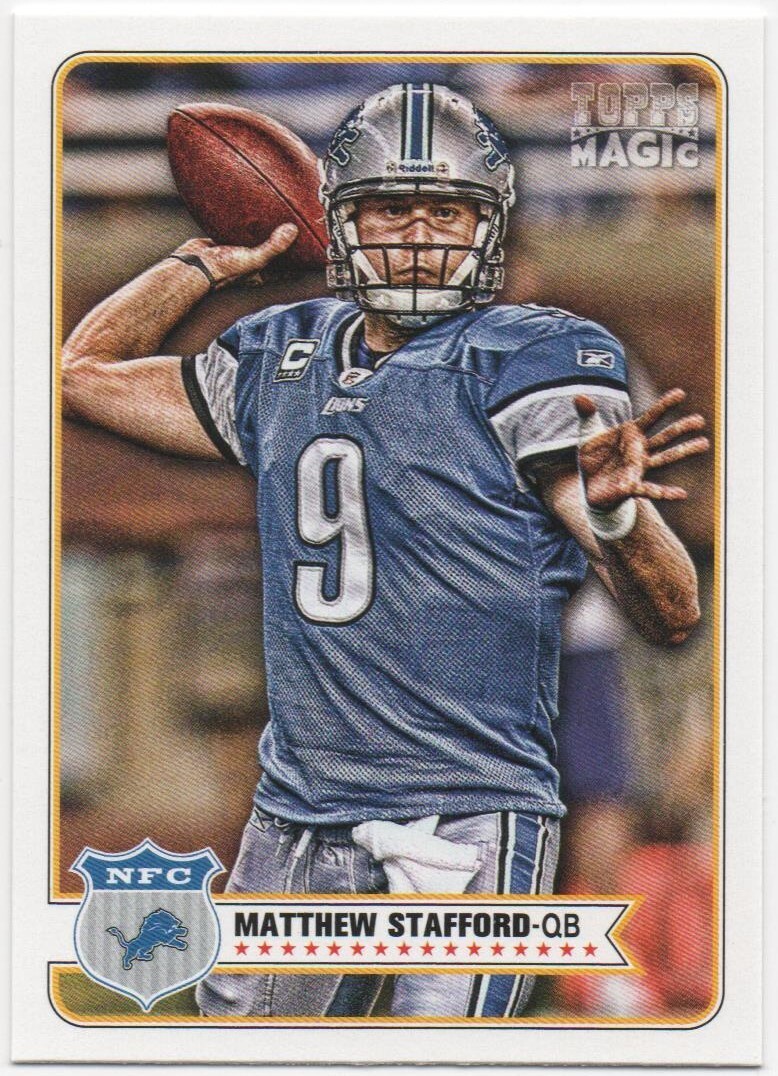 Matthew Stafford 2012 TOPPS MAGIC FOOTBALL Base #210 Lions | eBay