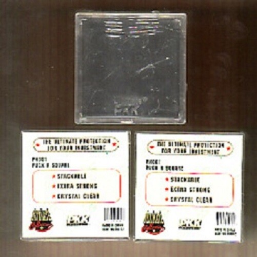 LOT of 6 CUBES - PKK HOCKEY PUCK SQUARES / HOLDERS display square case ...