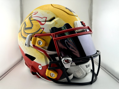 PAT MAHOMES KANSAS CITY CHIEFS CUSTOM SPEEDFLEX HELMET JSA | eBay