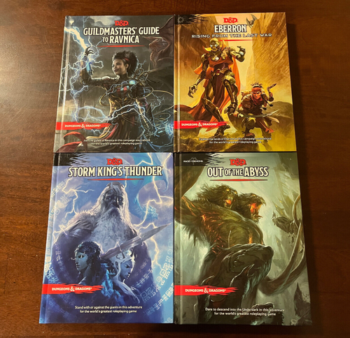 Dungeons and Dragons (DND 5th Edition) Lot Of 4 Books Good Condition | eBay
