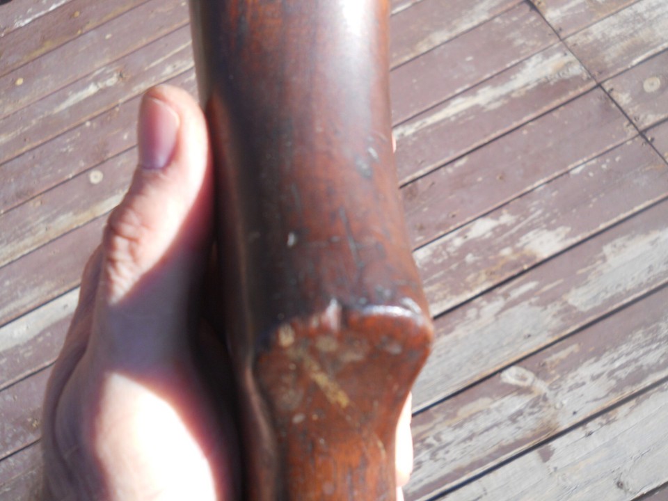 WW2 US M-1 M1 carbine type V potbelly stock good wood & grain w ...