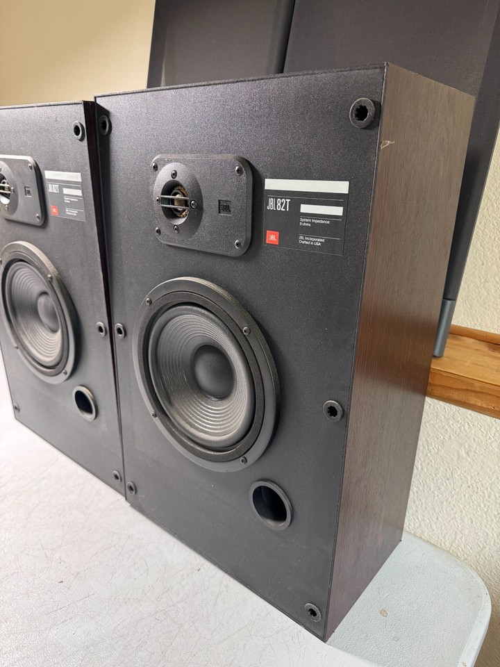 JBL 82T Loud Speakers HiFi Stereo Vintage Home Audio USA Made 125w ...