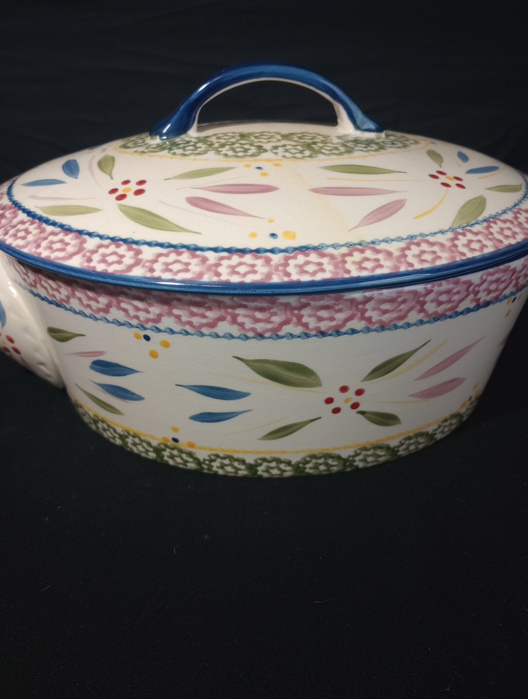 Set Of 3 Confetti Old World Pattern Chicken Ovenware Temp-tations by ...