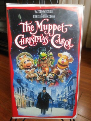 THE MUPPET CHRISTMAS CAROL (1992) Clamshell VHS Michael Caine ...